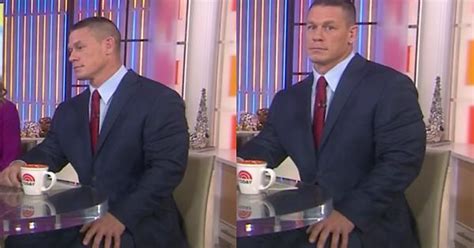 John Cenas Face While Donald Trump Was Talking On The Today Show Imgur