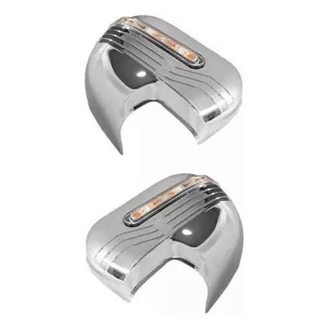 Par Cubre Espejos Cromados C Led Nissan Frontier Envío gratis