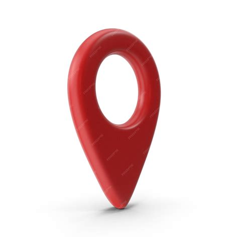 Premium Photo 3d Rendering Realistic Location Red Map Pin Gps Pointer