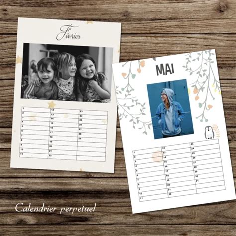 Calendrier Personnalisé Côté Photo