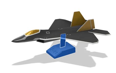 F22 Plane Kit Card By Planes01 Makerworld Download Free 3d Models
