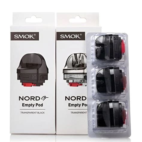 Buy Smok Nord Gt Replacement Pods 3 Pack Online Shopping E Cig Clouds