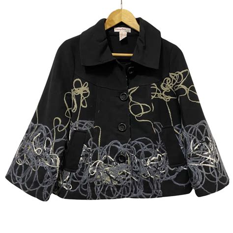 Womens Size 10 Button Up Black