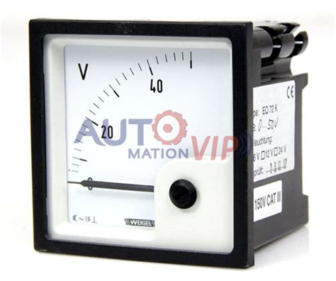 Eq 72 K Weigel Gauge Analog Meter Automation Vip