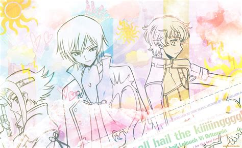 Обои Аниме Code Geass обои для рабочего стола фотографии аниме code geass парни сердечки
