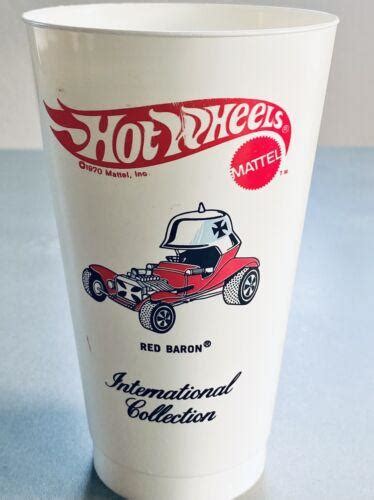 1970 Jack In The Box Red Baron Hot Wheels Redline Promotion Cup Jitb