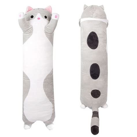 Cat Plush Hugging Pillowlarge Long Cat Stuffed Animal Toykitten