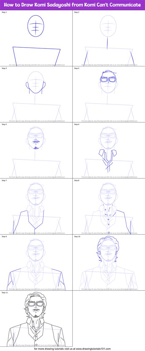 How To Draw Komi Sadayoshi From Komi Cant Communicate Komi Cant