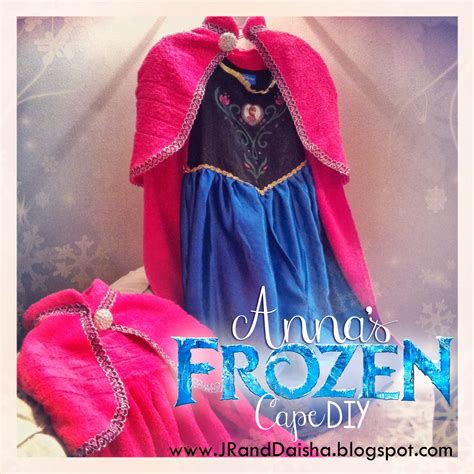 Growing Together Annas Frozen Cape Diy From A Towel