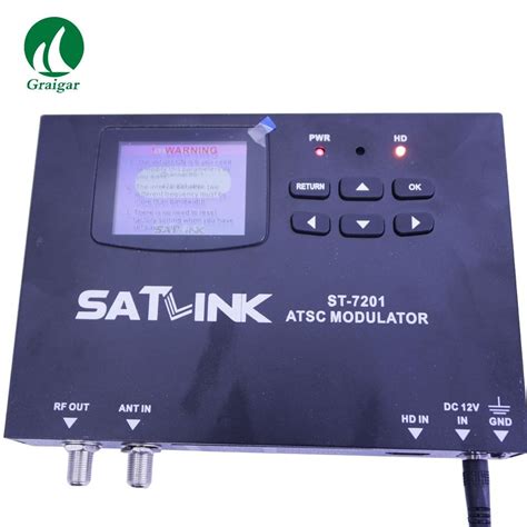 Satlink St 7201 Atsc Hd Modulator Frequency Range 50~860mhz Television