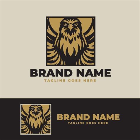 Premium Vector Falcon Logo Design Vector Image