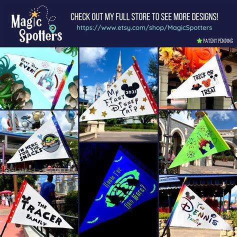 My First Disney Trip Flag Spotter For Stroller Wheelchair Etsy Artofit