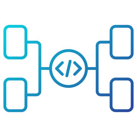 algorithm generic gradient outline icon