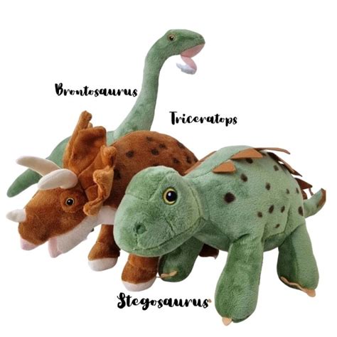 Jual Boneka Dinosaurus Dino Triceratop Brontosaurus Stegosaurus