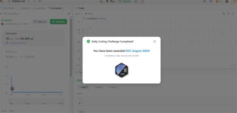 Vainavi Srivastava On Linkedin Codingjourney Augustbadge Leetcode