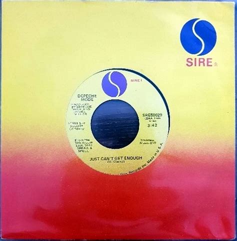 Depeche Mode Just Cant Get Enough 1981