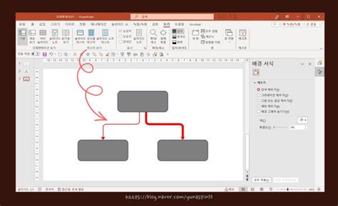 Ppt 연결선 화살표 곡선으로 만드는 방법 네이버 블로그