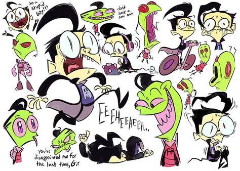 Pin by ŚPÅĆĚ BØŶ on THE SILLIS in 2024 Invader zim characters