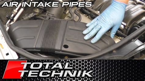 How To Remove Air Intake Pipes Audi A4 S4 Rs4 B6 B7 2001 2008