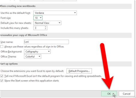 How To Set The Default Font And Font Size For New Workbooks In Excel