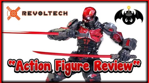 Amazing Yamaguchi Revoltech Arkham Knight Red Hood Action Figure
