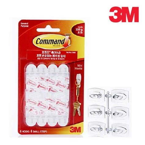 3M 코맨드 화이트 리필테이프 대 4개입 부착 후크 걸이 양면테이프 다용도 DOTI 인테리어 전문 종합쇼핑몰