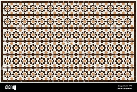 A Vector Illustration Of Moroccan Mosaic Tiles Stock Vector Image And Art
