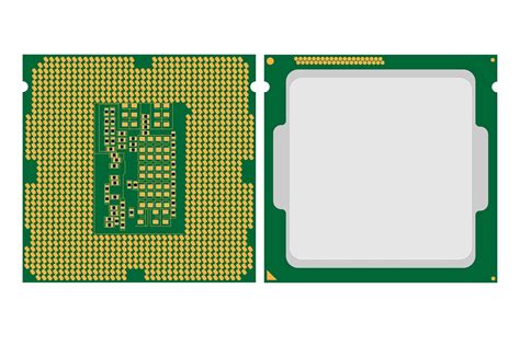 Simple Illustration Of Digital Electronic Computer CPU Chip Icon 2275644 Vector Art At Vecteezy