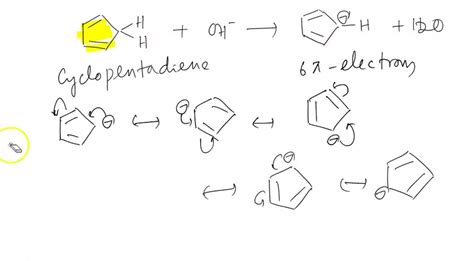 Solved The Molecule Cyclopentadiene Is Nonaromatic It Can Lose Either