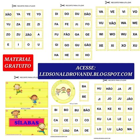 Lata Das Sílabas Simples🥰 Ledson Aldrovandi Educador
