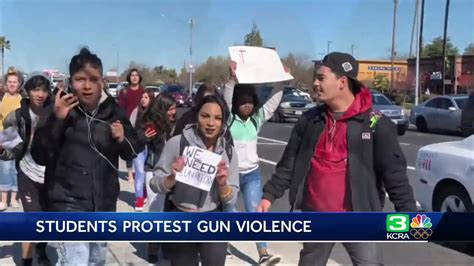 Anti Gun Students Turn Violent To Protest Violence Video