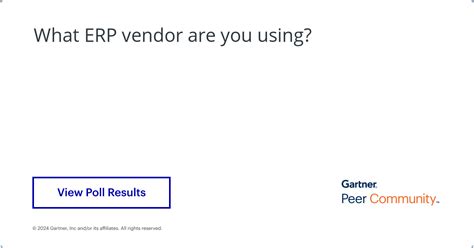 What Erp Vendor Are You Using Gartner Peer Community