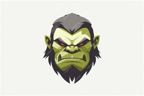 Premium Vector Orc Vector Flat Minimalistic Asset Isolated Illustration