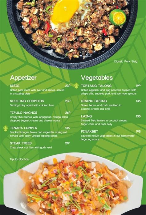 Restaurant In Antipolo Tipulo Modern Filipino Cuisine Snapped And