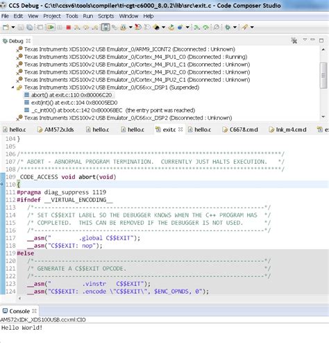Template Application Workshop Processor SDK RTOS Documentation