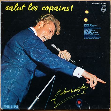 Johnny Hallyday Salut Les Copains Philips Standard B 77 374 L