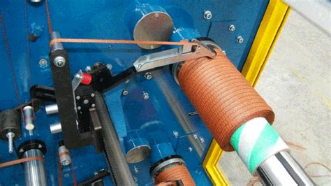 Spooling For Technical Textile Calemard Traverse Winder
