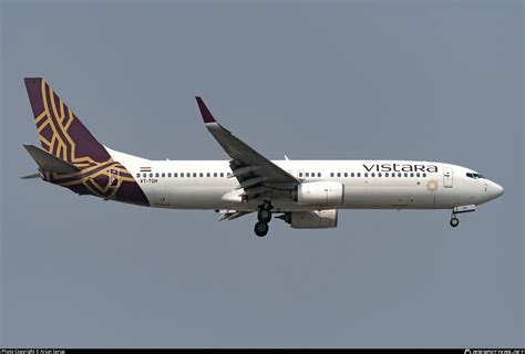 VT TGH Vistara Boeing 737 8AL WL Photo By Arjun Sarup ID 1159370