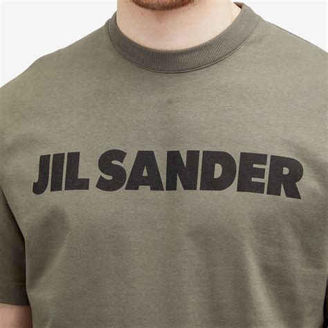Jil Sander Logo T Shirt Thyme Green End Gb