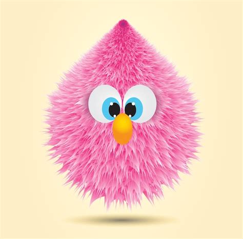 Premium Vector Free Vector Fluffy Hairy Cartoon Balls