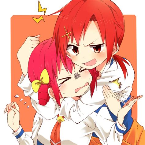 Hino Akane And Hoshizora Miyuki Precure And 1 More Drawn By Orange