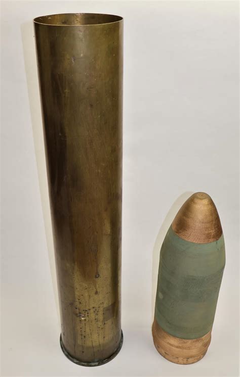 Lot Japanese 170mm Shell Casing