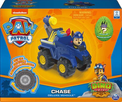Buy Paw Patrol Dino Rescue Chases Deluxe Rev Up Vehicle With Mystery