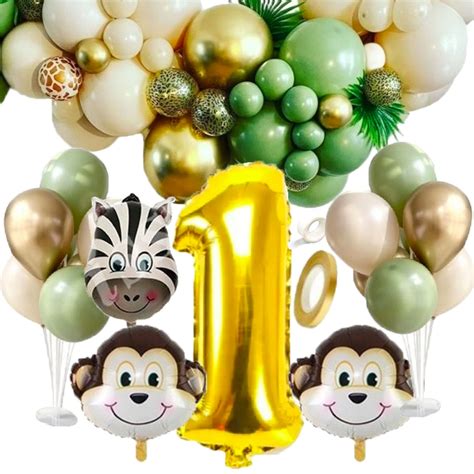 Balony Roczek Urodziny Cyfra Safari Zwierzątka Allegro pl