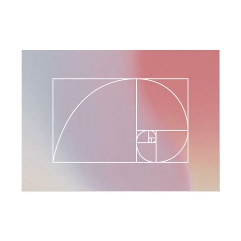 Golden Ratio Fibonacci Sequence Design Rolled Posters Etsy Canada