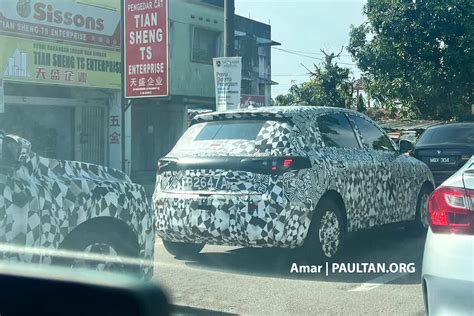 Proton Emas 5 Ev Spyshots 2 Paul Tans Automotive News