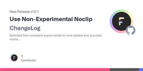 Release Use Non Experimental Noclip FigmentBoy NoclipAccuracy GitHub