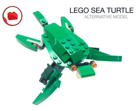 Lego Moc Lego Creator 31058 Sea Turtle Moc Alternative Model By