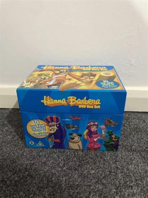 Hanna Barbera 10 Dvd Box Set Cartoon Collection Reg 2 Wacky Races Top