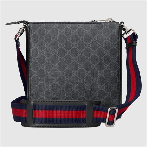 GG Supreme Black Small Messenger Bag GUCCI US